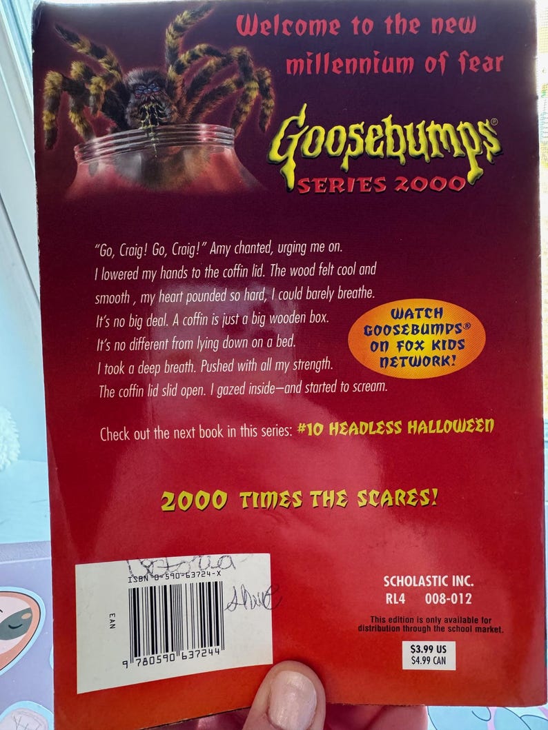 Goosebumps Book | 2000 Series - Etsy