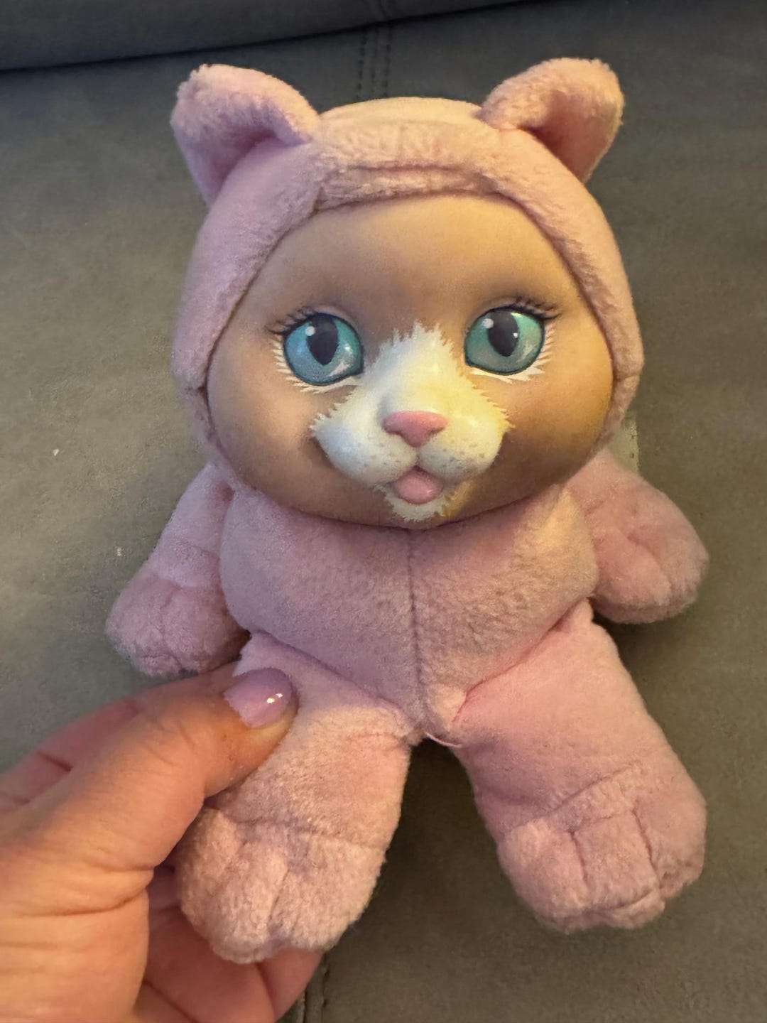 Vintage Pet Surprise | Pink Kitty Plush Toy - Etsy