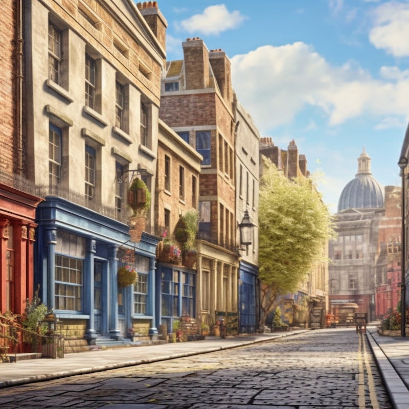 London Backdrop - Etsy