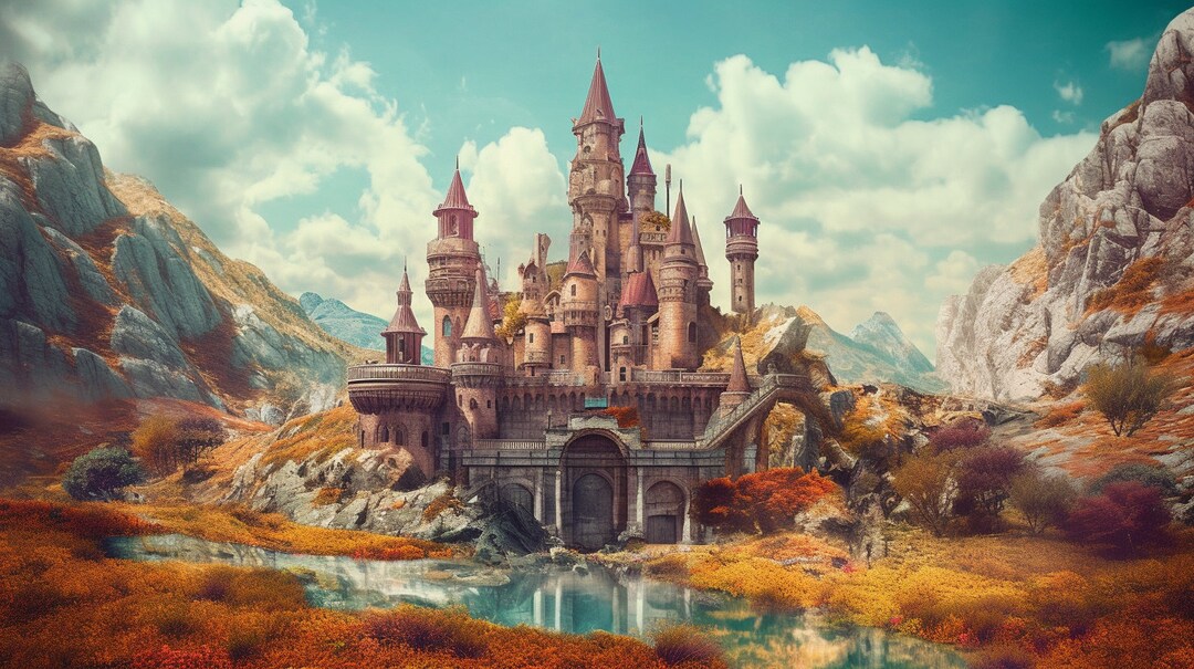 Wow Factor Backdrop or Cloth of Castle Scenery - Etsy