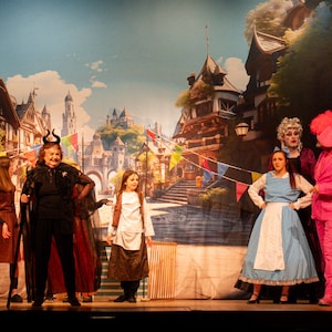 Village Scene Backdrop for Printing or Projecting Theatre or ...