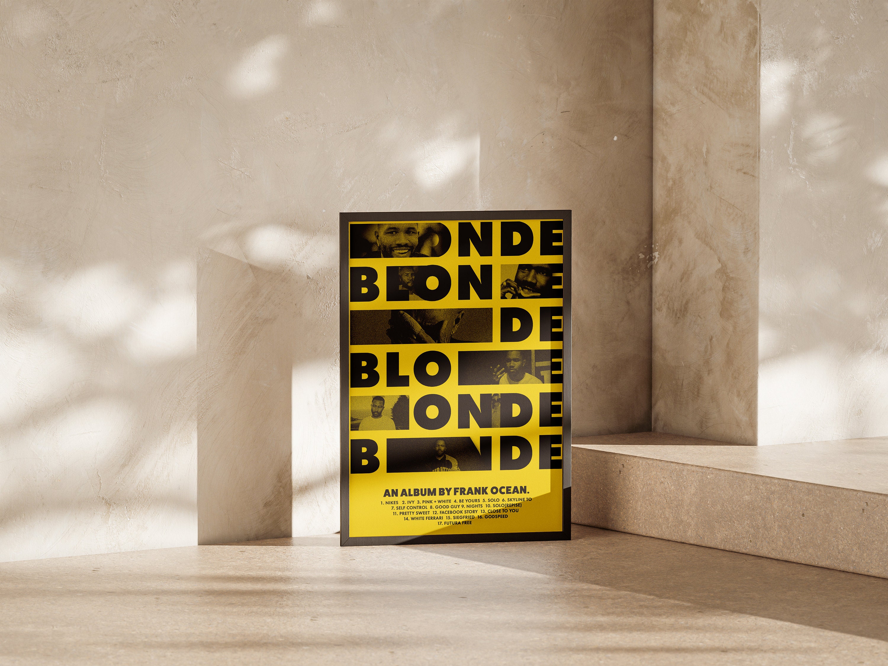 Frank Ocean Blonde Album Poster Etsy