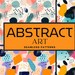 ABSTRACT Art SEAMLESS Scrap Book PATTERNS, Modern Design – Digital ...