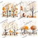 8 FALL CLIPART Bundle, Minimalist, Hand Drawn Style – Digital ...