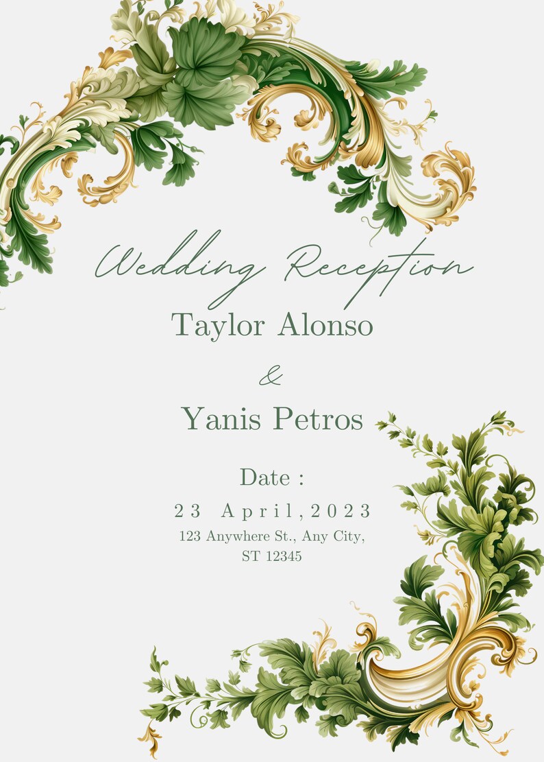 Digital Baroque FLORAL CLIPART Bundle Vintage Clipart Available in a ...