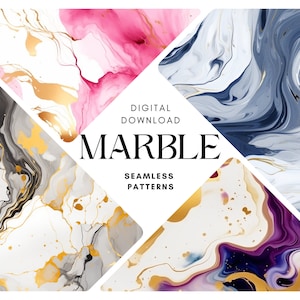 Marble SEAMLESS Scrap Book PATTERNS for Pillow or Bag DESIGN – Digital ...