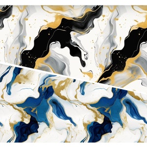 Marble SEAMLESS Scrap Book PATTERNS for Pillow or Bag DESIGN – Digital ...