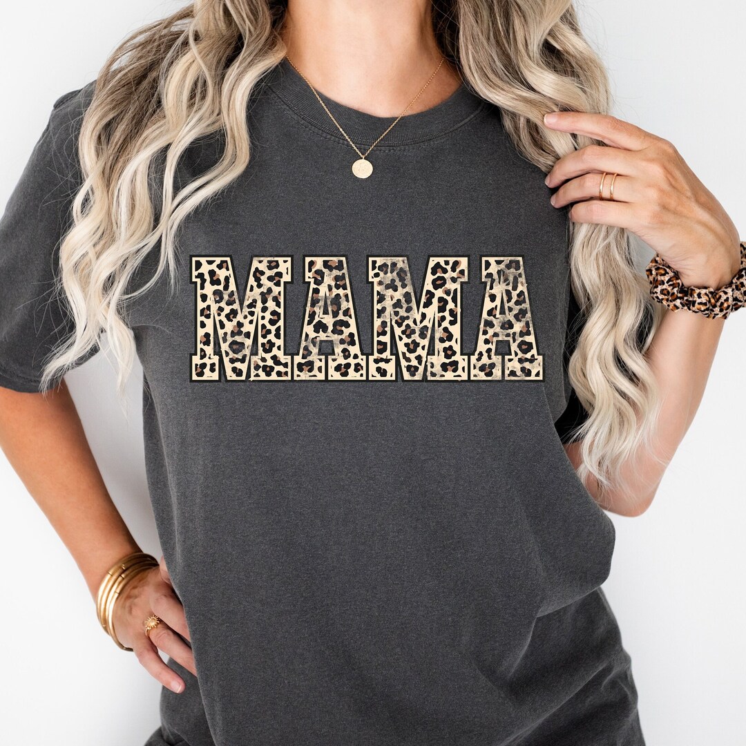 Mama Leopard Print PNG Design, Trendy Mama Varsity Png, Retro Mama Png ...