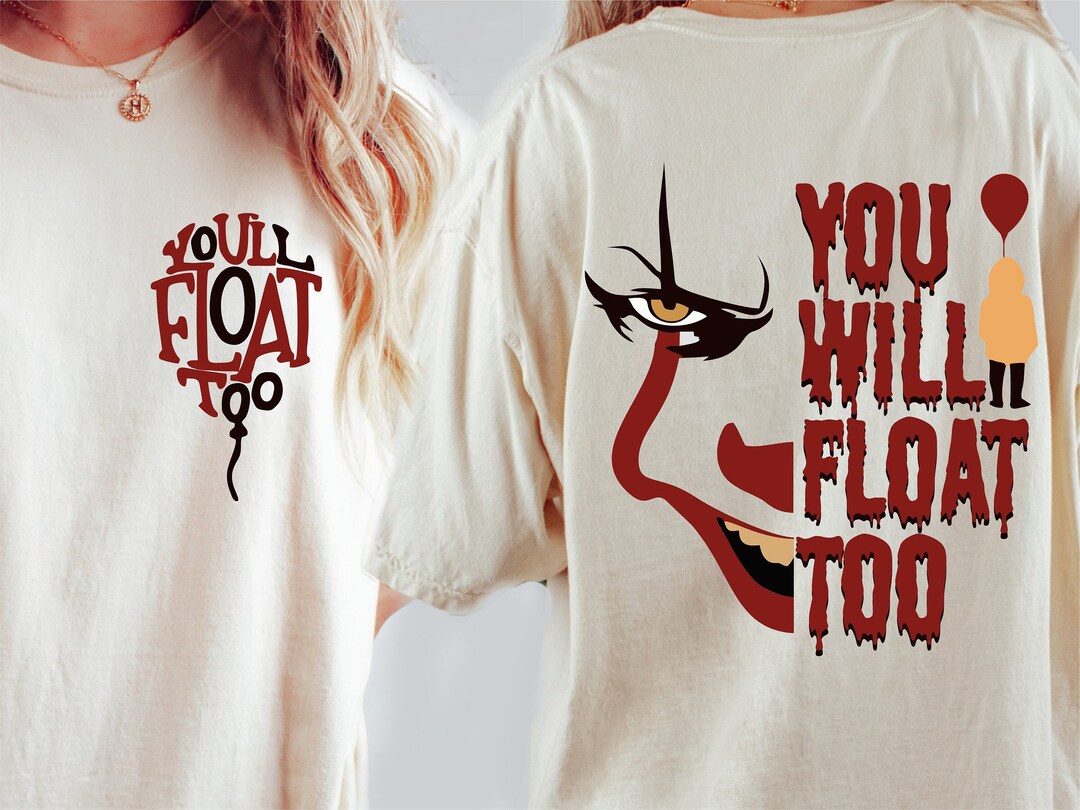 You'll Float Too Svg, Clown Balloon Svg, Horror Movies Svg, Horror ...