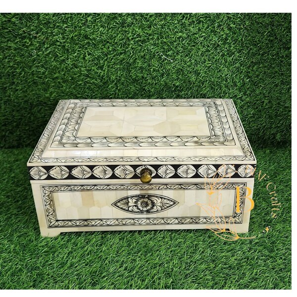 Bone Inlay Box - Etsy