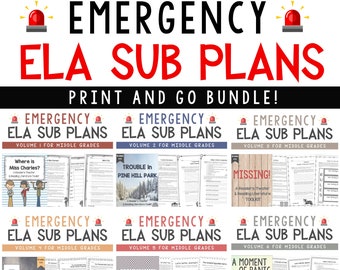 Middle School Reading Comprehension Passage BUNDLE for 6th - Etsy