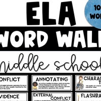 Printable Calm Colors Word Wall Labels, Word Wall Banners, Alphabet ...