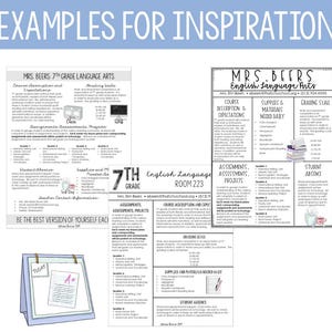 Editable Syllabus Templates for Middle School and High School - Etsy