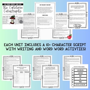 Reader's Theater Scripts Bundle: 12 Seasonal Scripts for Middle Grades ...