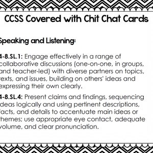 Getting to Know You Chit Chat Cards - Back to School Activity for ...