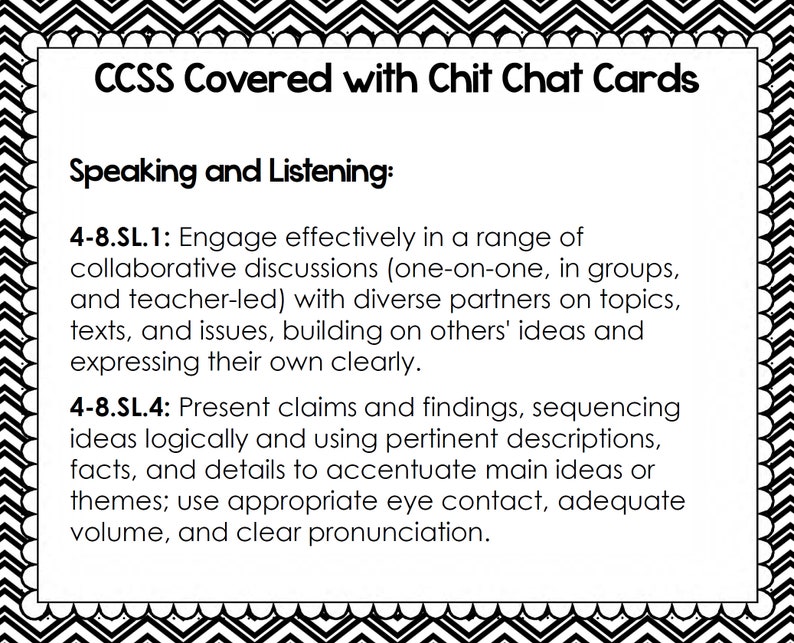 Getting to Know You Chit Chat Cards - Back to School Activity for ...