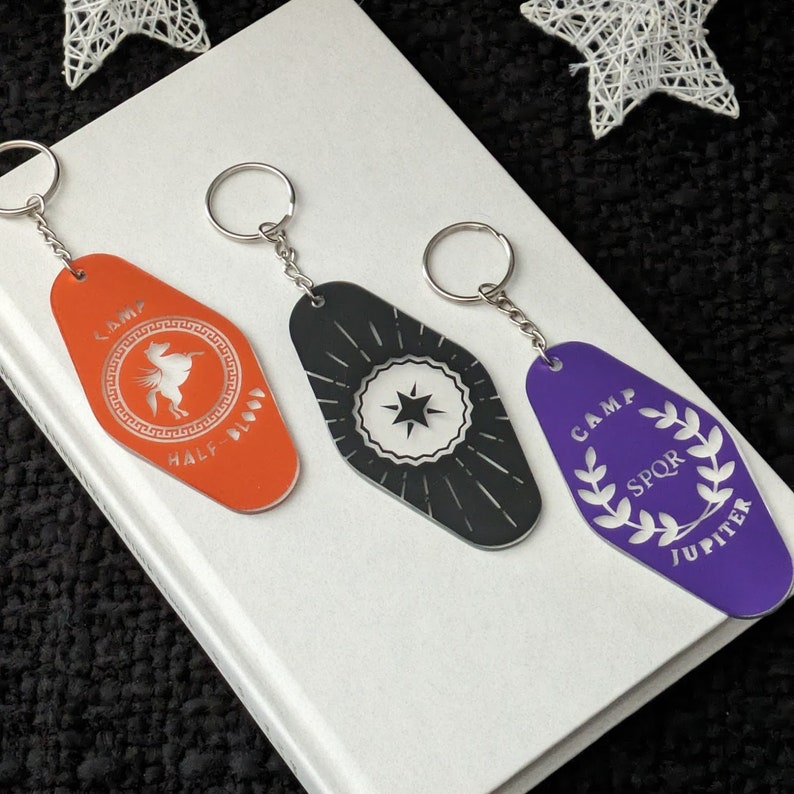 Percy Jackson the Sun and the Star Inspired Acrylic Motel Keychain - Etsy