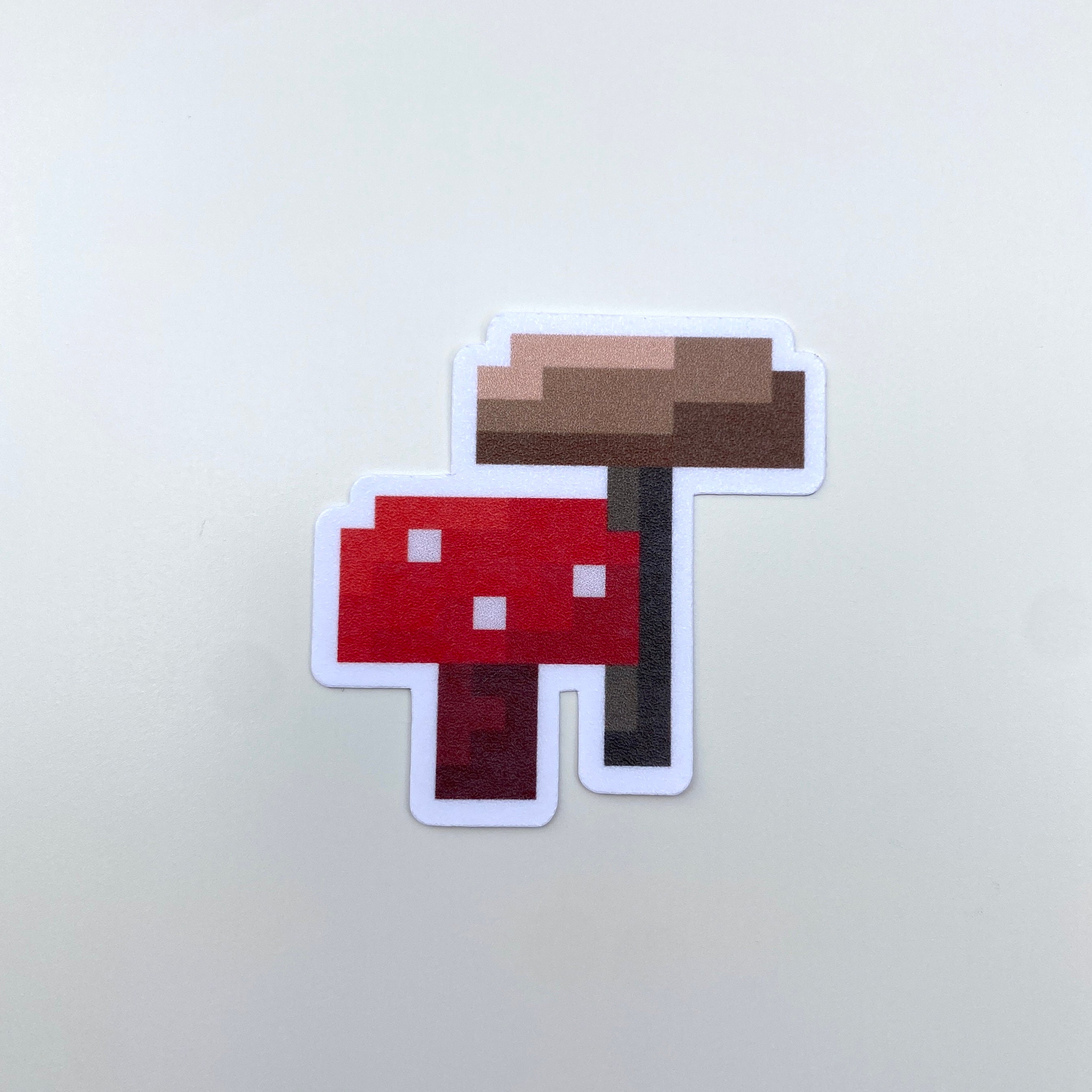 Pixelated Crop Stickers - Etsy