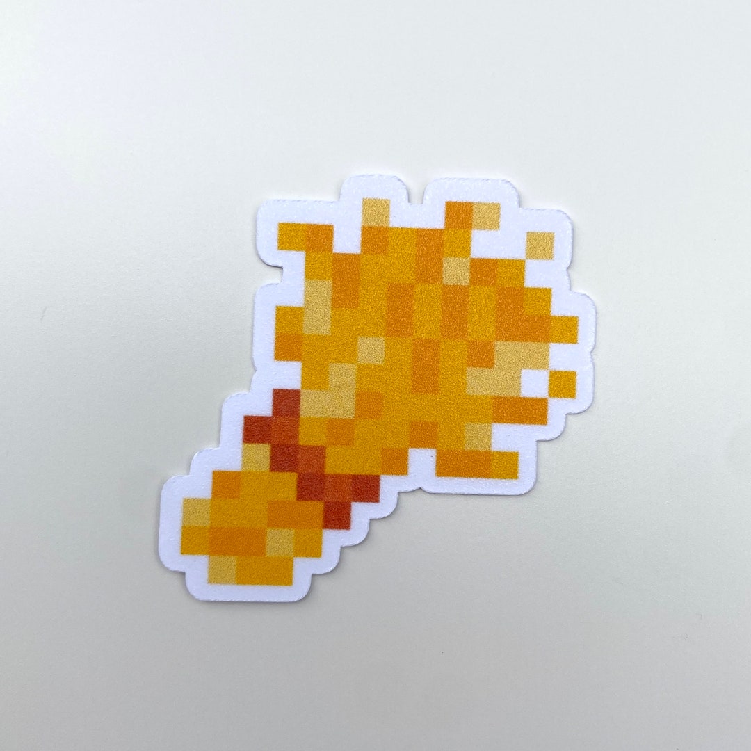 Pixelated Crop Stickers - Etsy