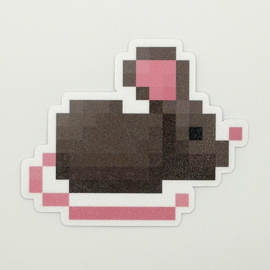 Pixelated Rat Sticker - Etsy