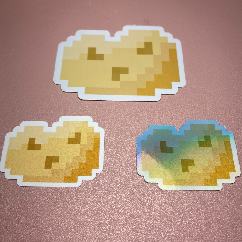 Pixelated Crop Stickers - Etsy