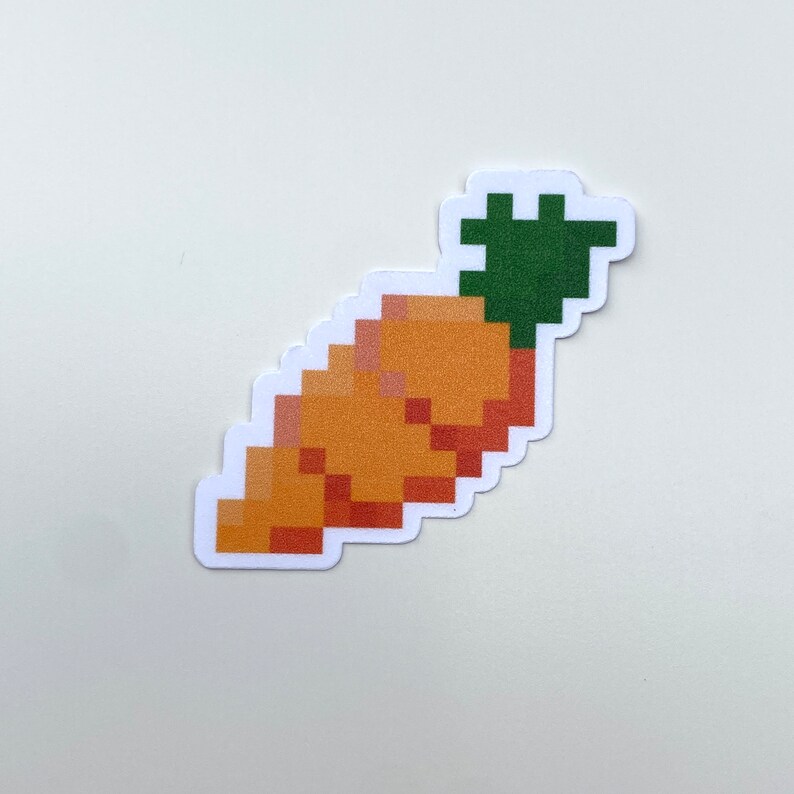 Pixelated Crop Stickers - Etsy