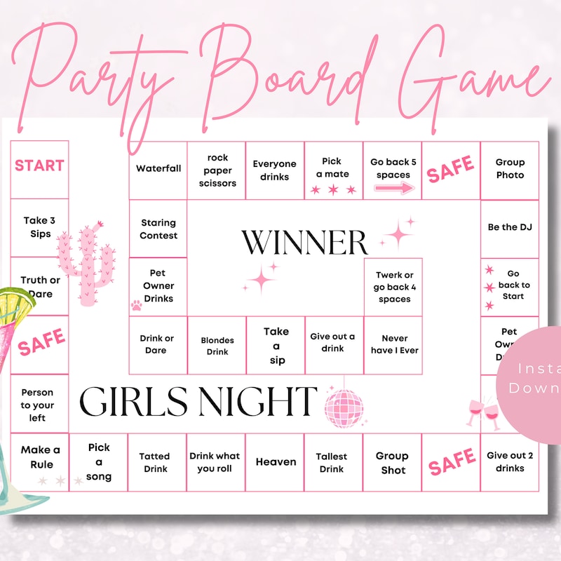 Girls Night Games - Etsy