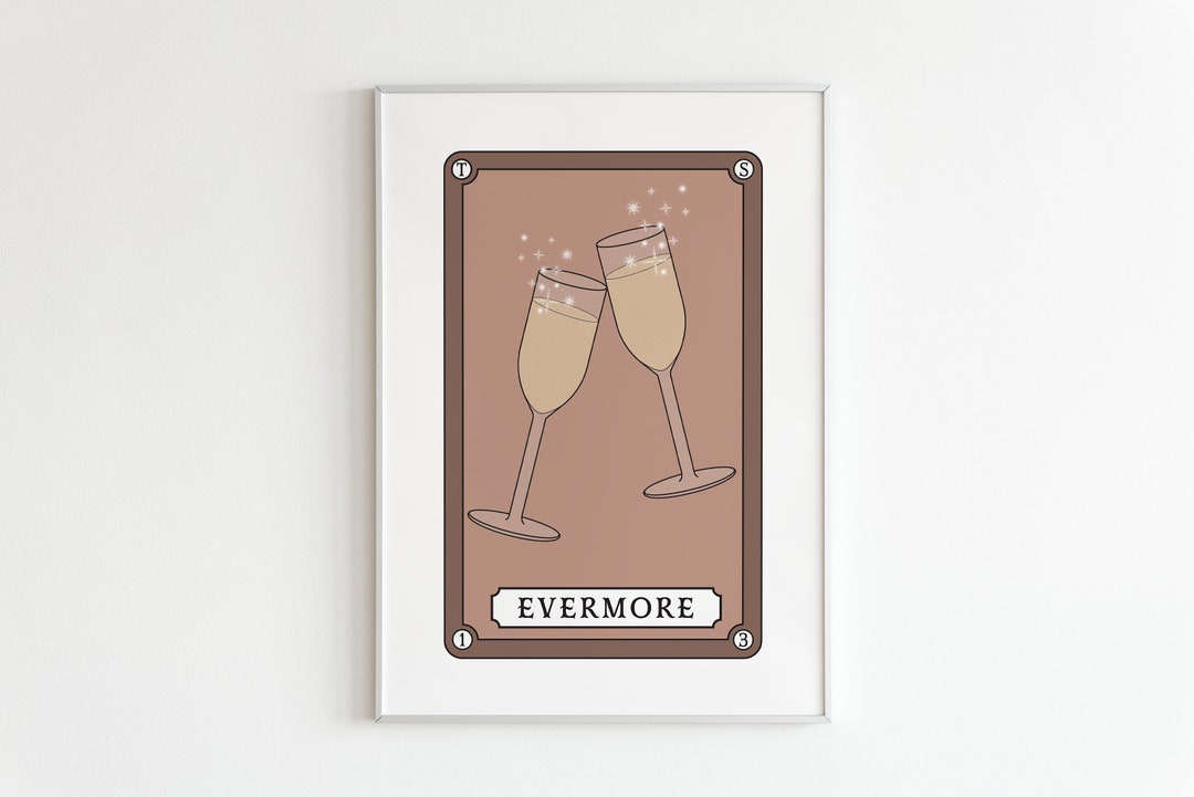 Evermore Taylor Swift Tarot Card Print Series, Taylor Swift Inspired ...