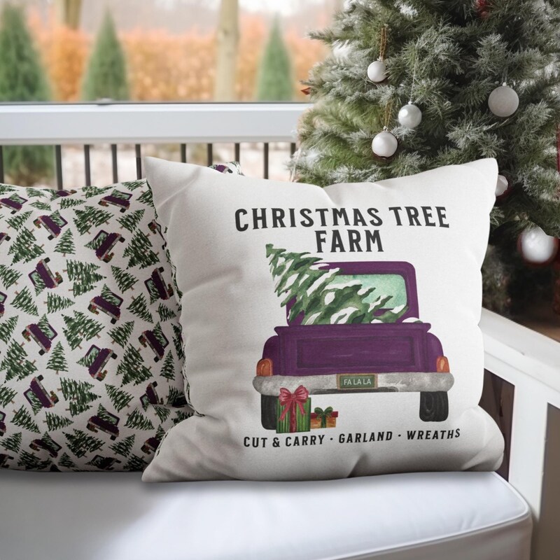 Outdoor Christmas Pillows - Etsy