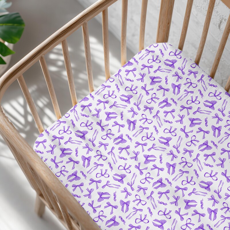Purple Crib Bedding - Etsy