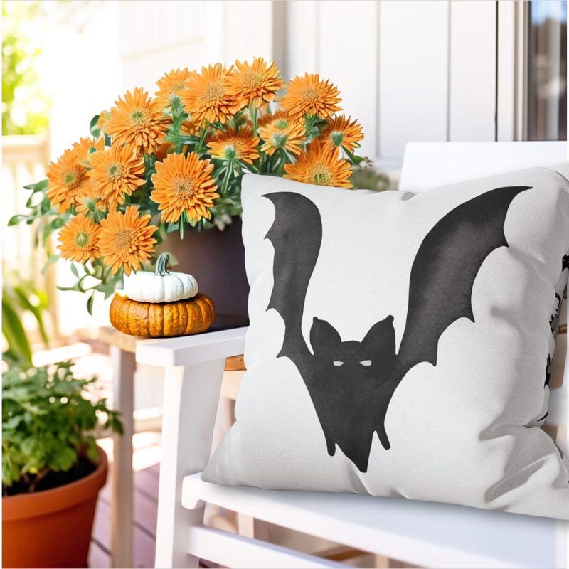 Bat Pillow - Etsy