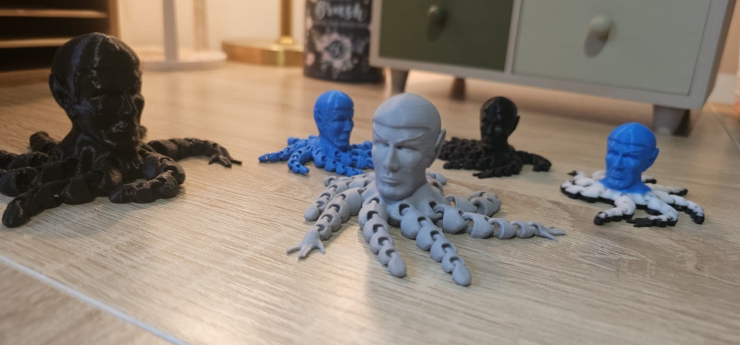 Customisable Spocktopus, Fidget Toy, Desk Toy, Spock, Star Trek, 3D ...