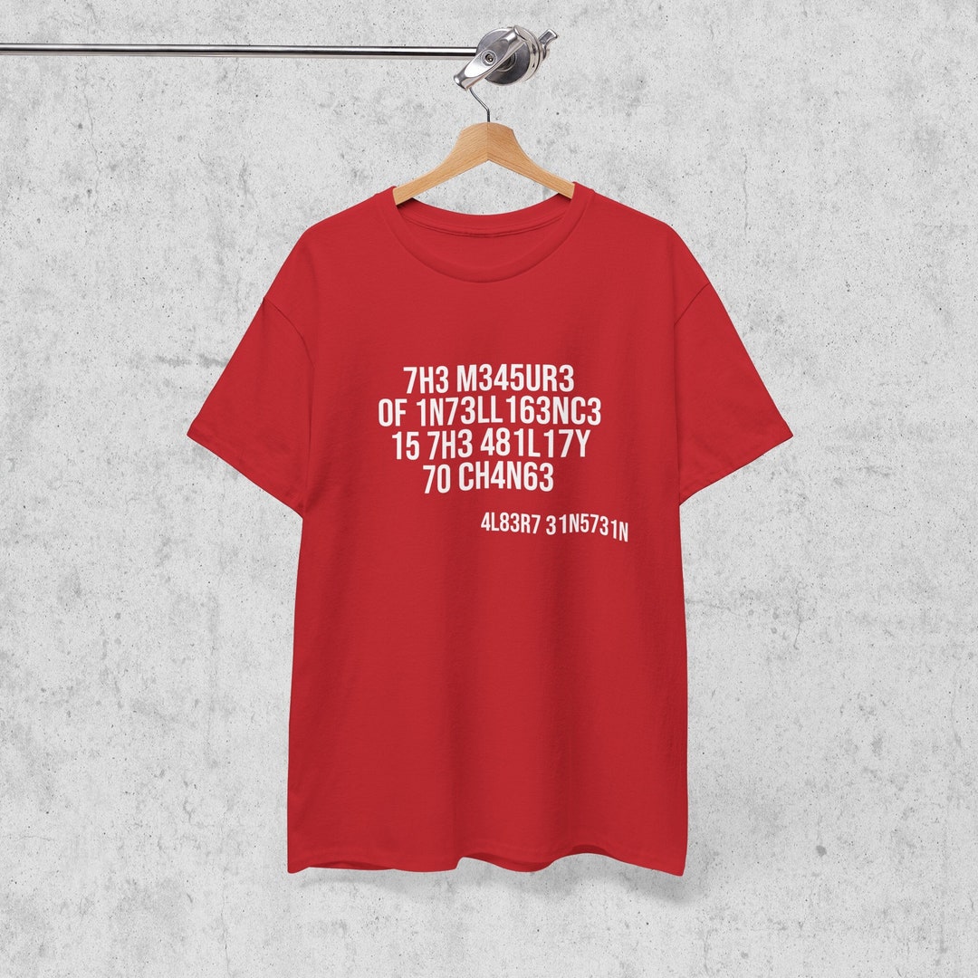 The Measure of Intelligence T Shirt - Etsy