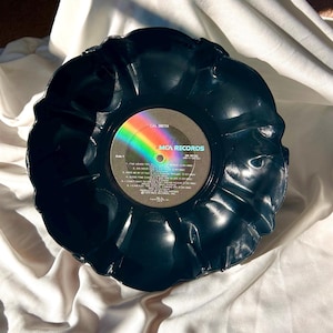 Handmade Vinyl Record Bowls | Vintage Vinyl Album Bowl | 1960's 1970's ...