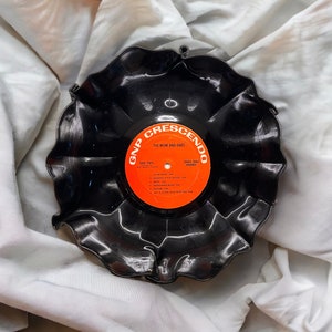 Handmade Vinyl Record Bowls | Vintage Vinyl Album Bowl | 1960's 1970's ...
