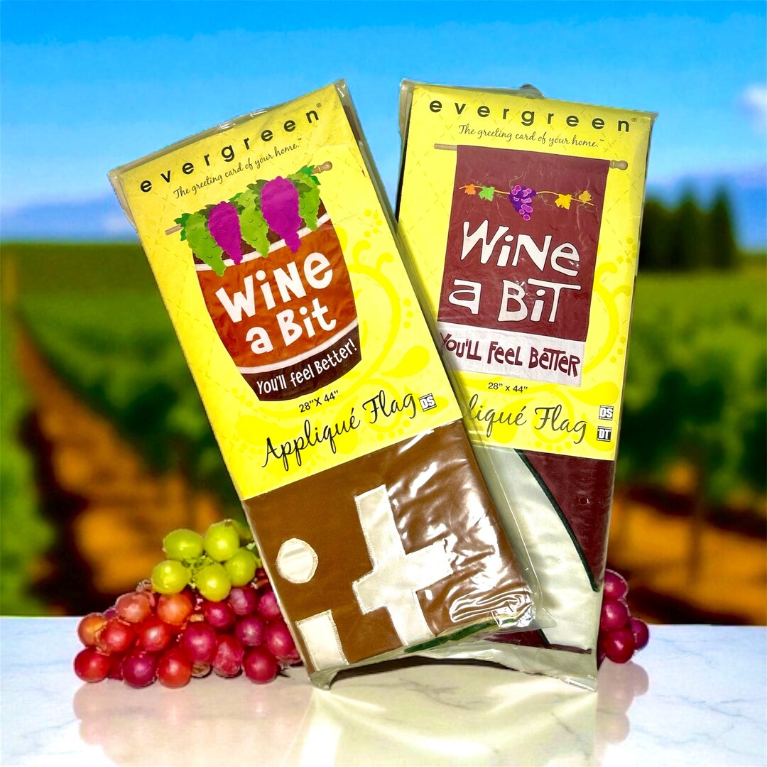 Wine Lovers Garden Flags | Vino Wine and Beer Garden Flag and ...
