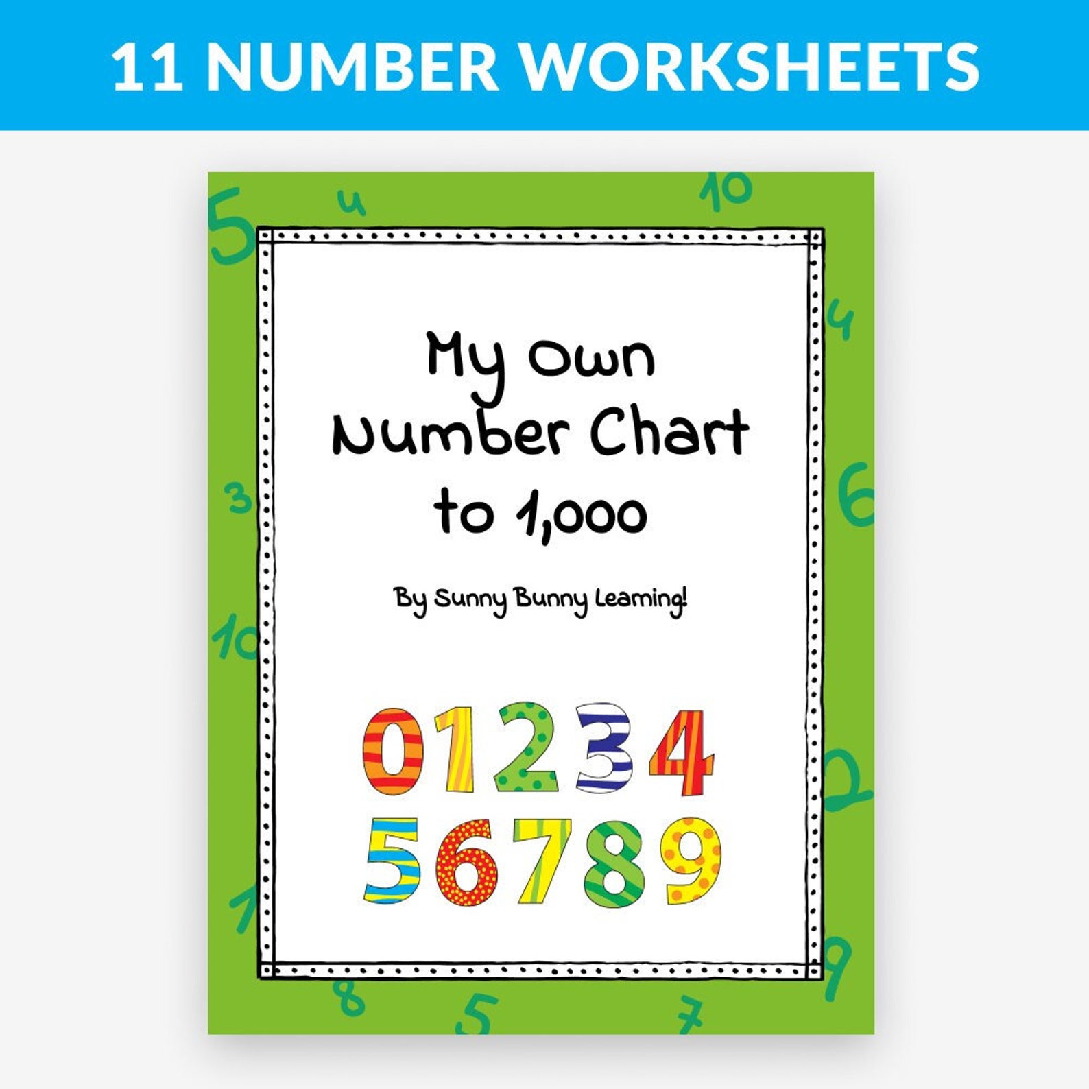 My Own Number Chart to 1000 | 1st & 2nd Grade Printable Educational PDF ...