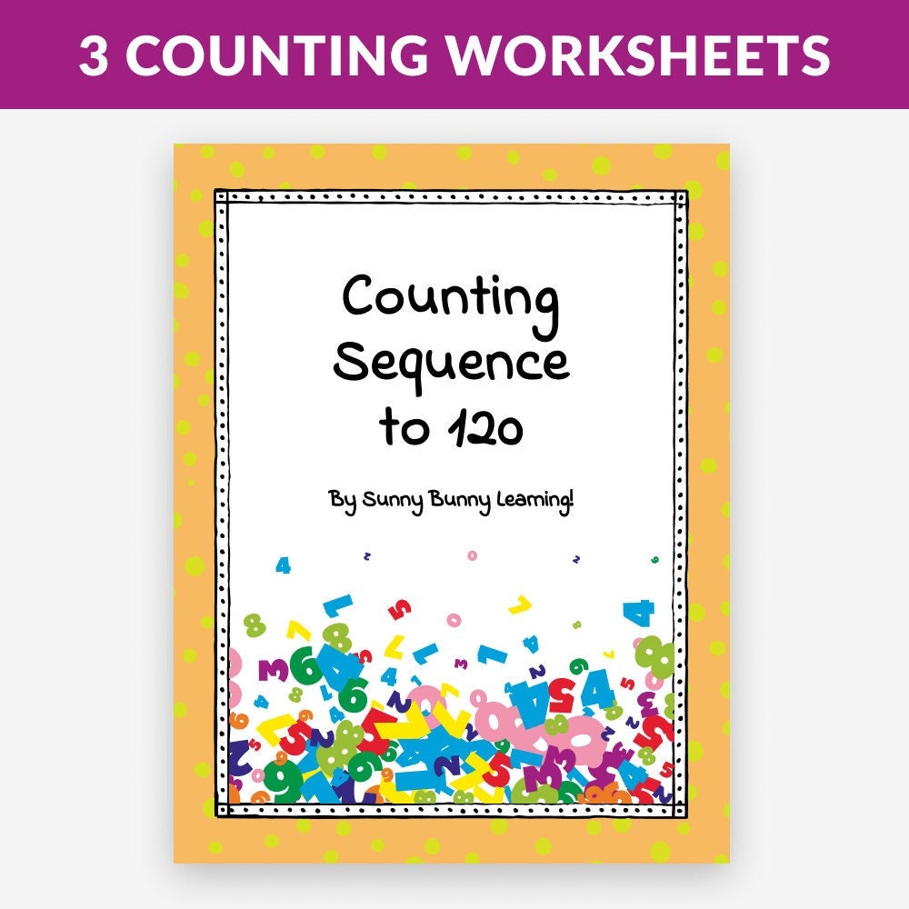 1st Grade Counting Sequence to 120 Activity Worksheet | Hands on ...