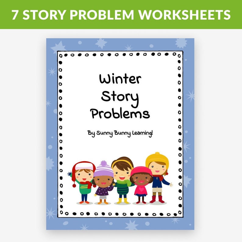 Winter Story Problems | Real Life Story Problems | Printable PDF ...