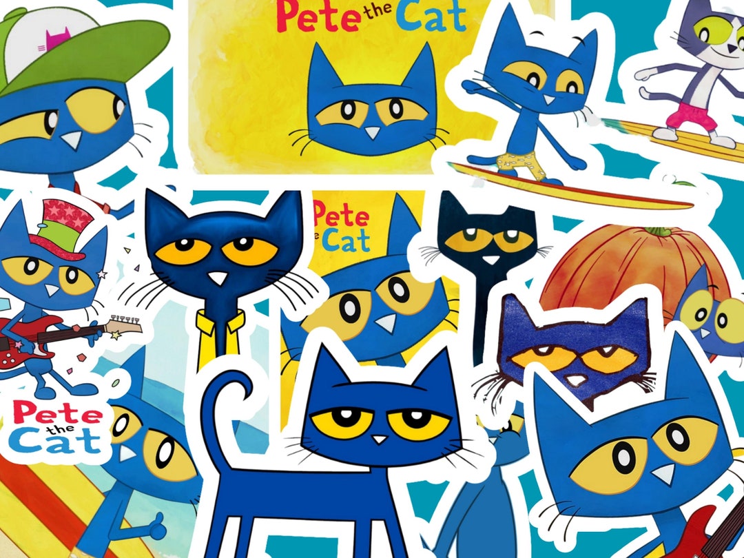 Pete the cat svg Pete the cat Cricut Vector Bundle pete - Etsy México