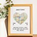 Custom Long Distance Relationship Map Print Personalized Puzzle Heart ...