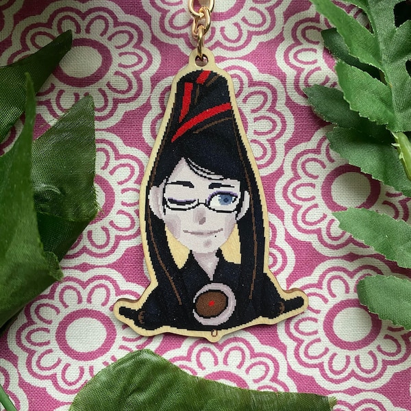 Bayonetta Keychain - Etsy