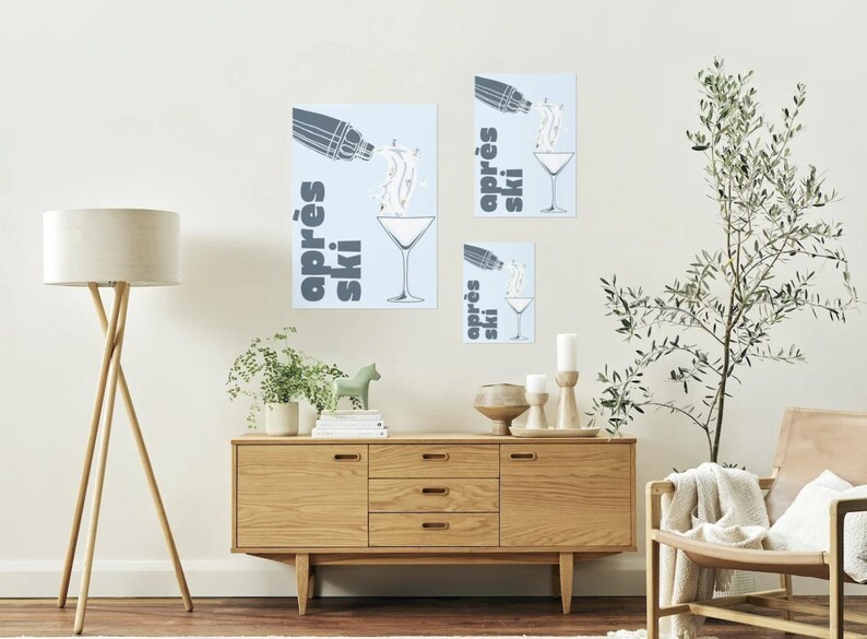 Aesthetic Printable Artwork for Living Room or Office, Digital Art ...