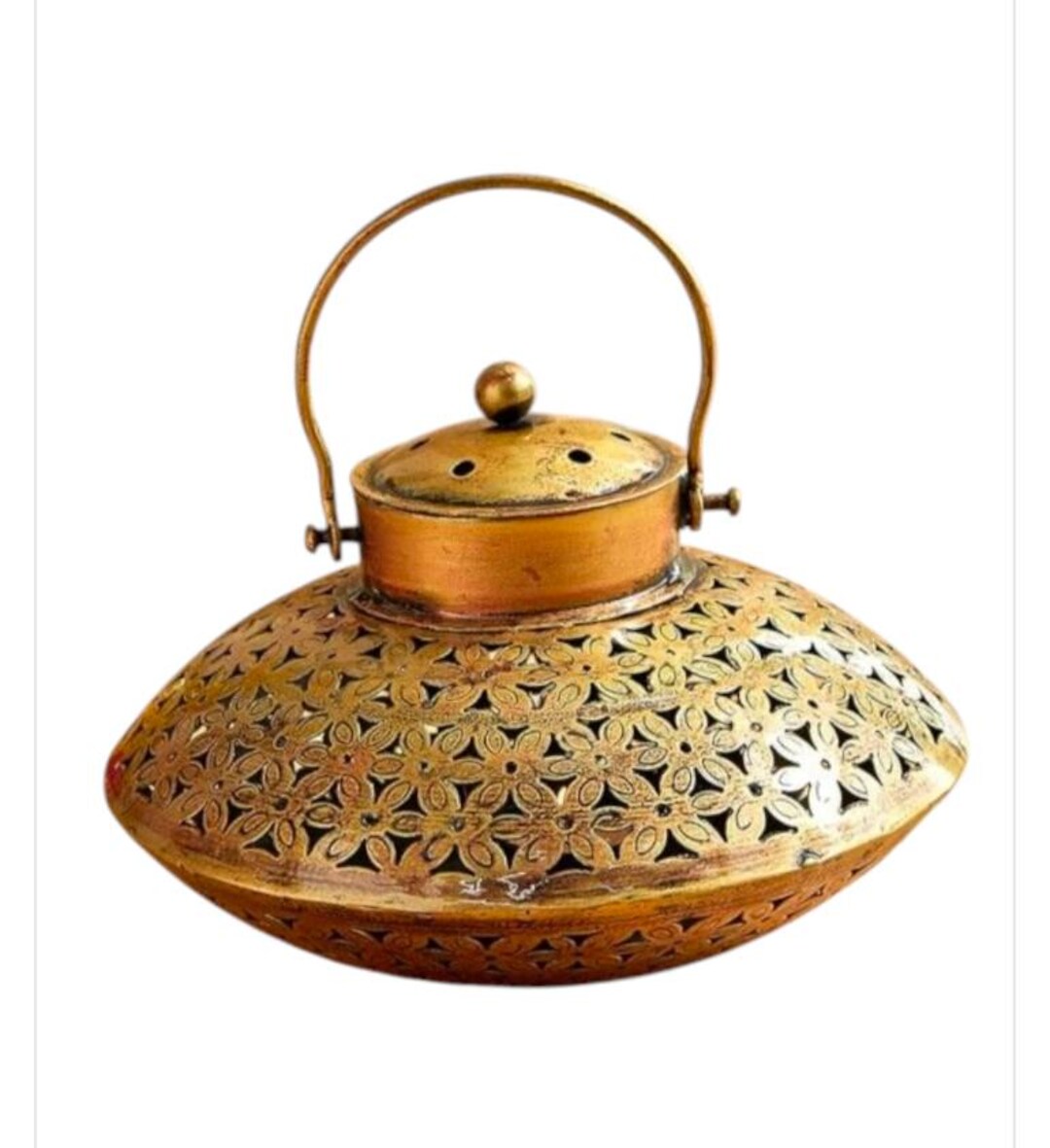 Antique Iron Degchi Doop Stand & Tealight Candle Holder for Home Decor ...
