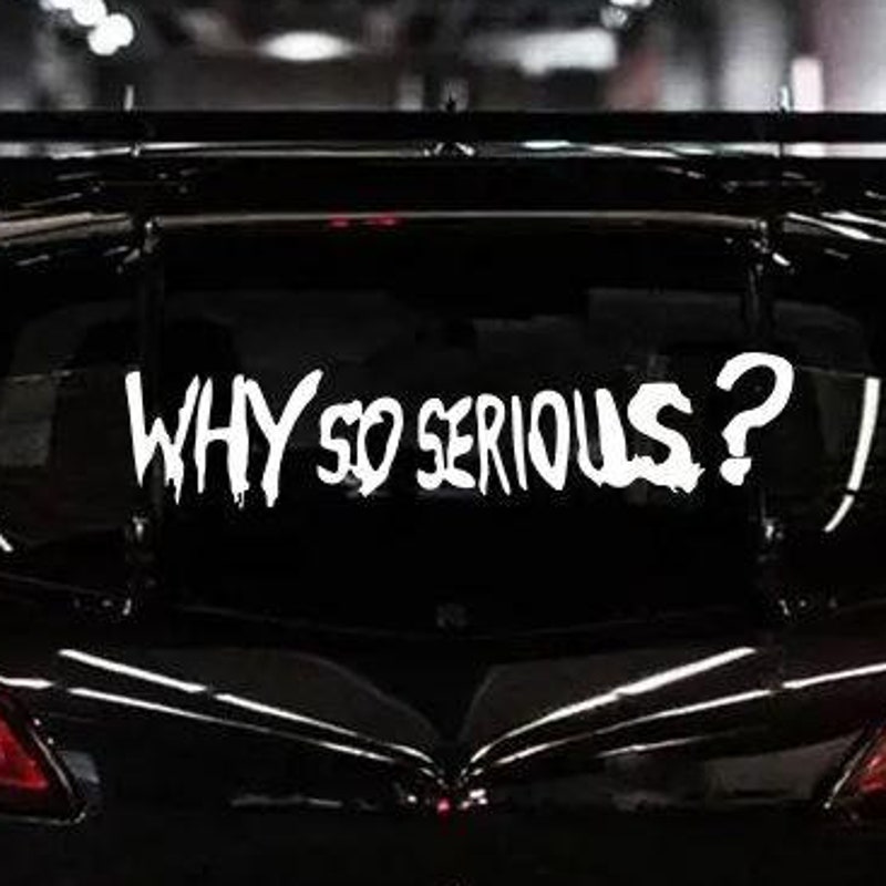 Why so Serious - Etsy