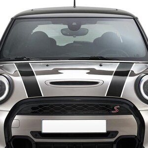 2 Pcs Set Mixed Color Mini Cooper Graphic Bonnet Stripes | Stripes for ...