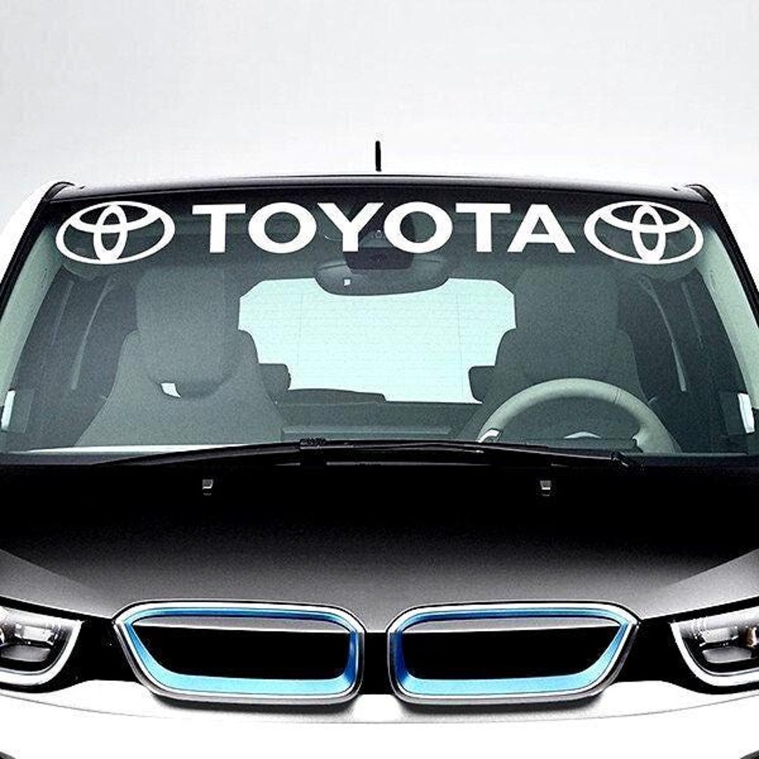 Windshield Sunstrip With Cut Logo Sticker Banner Decal Rally Window ...
