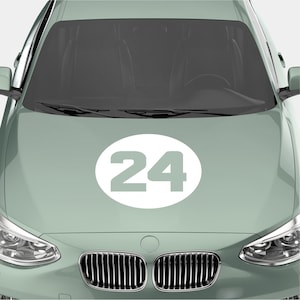 3 Pcs Race Rally Side and Roof Numbers Graphics Set | Door Window ...
