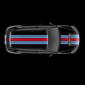 Set Curved Martini Racing Stripes Decor for Carrera and Similar Models ...