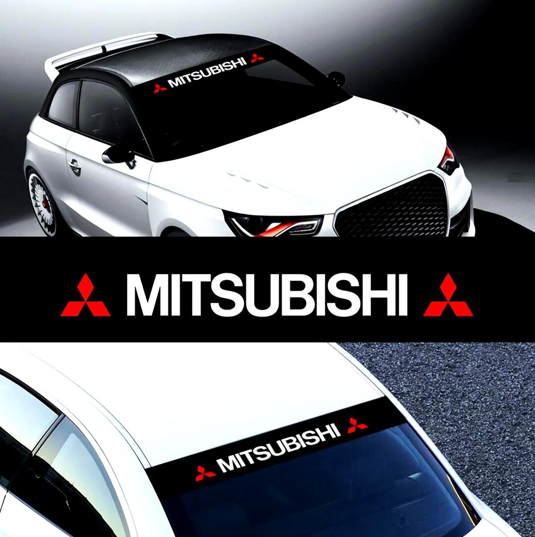 Car Windshield Sunstrip With Sponsor Logo Sticker Banner Decal Rally ...